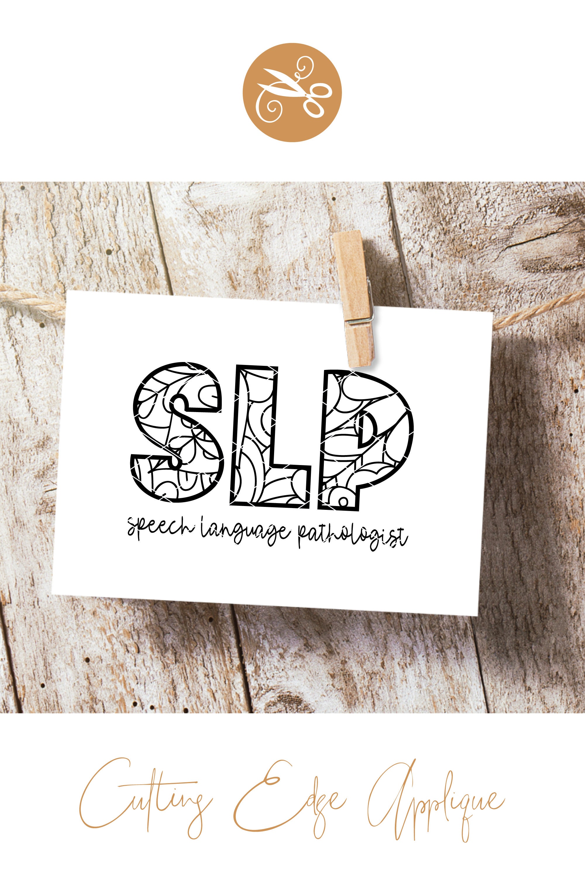 SLP Speech Language Pathologist Svg & Clip Art Mandala Speech - Etsy