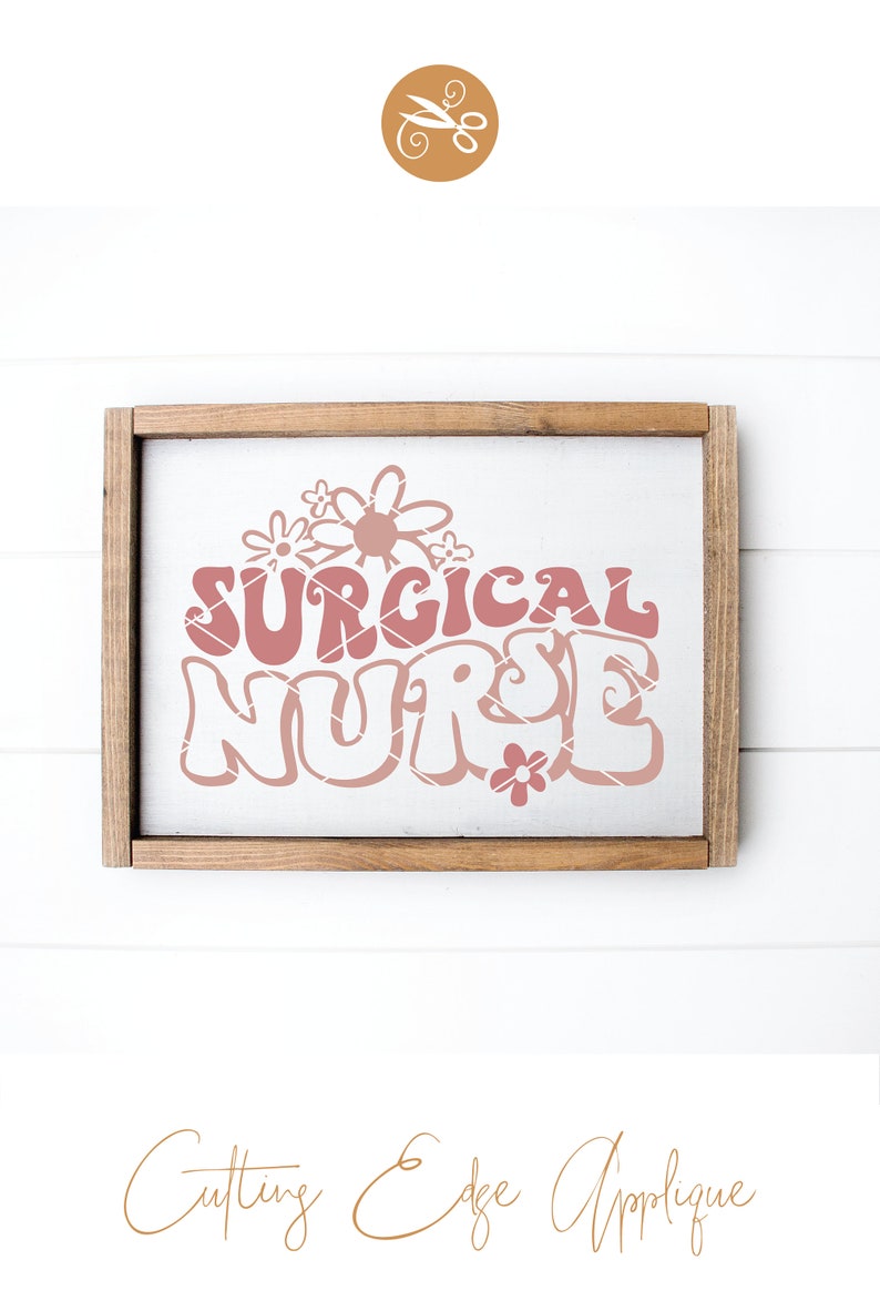 Retro Surgical Nurse Svg Cut File RN Operating Room Nurse - Etsy
