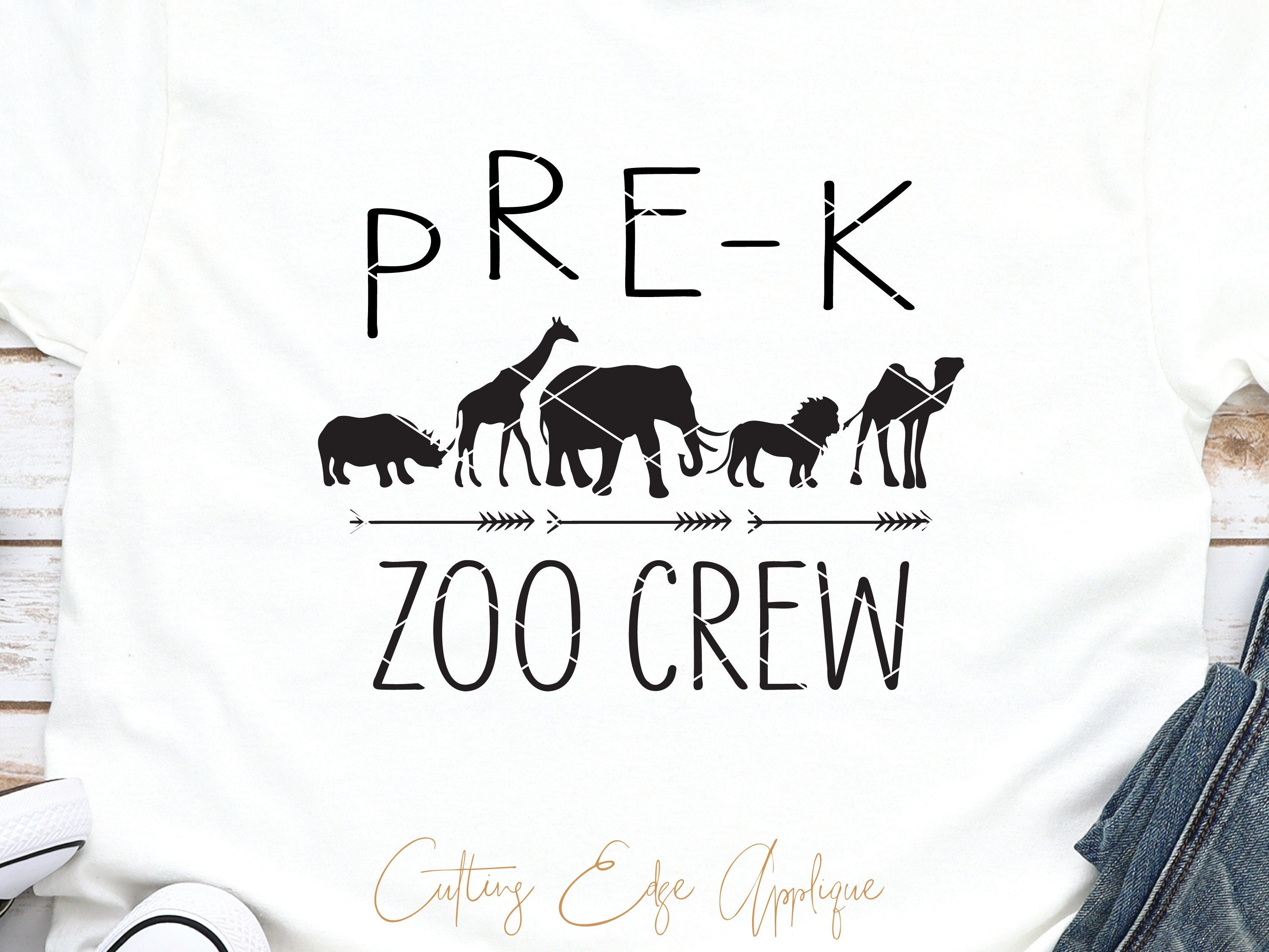 Pre-k Zoo Crew Svg Cut File Dxf Png Preschool Crew Teacher - Etsy