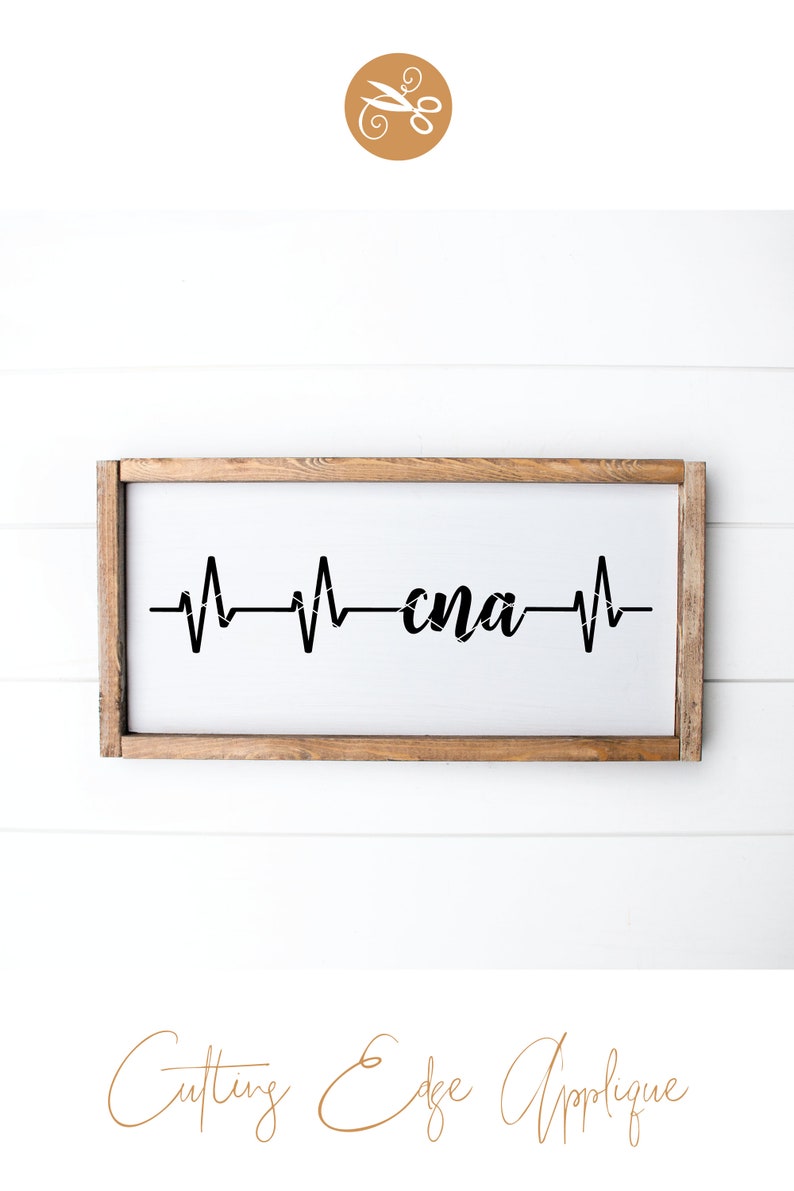 CNA Heartbeat Svg & Clip Art Nursing Assistant Svg Ekg Nurse - Etsy