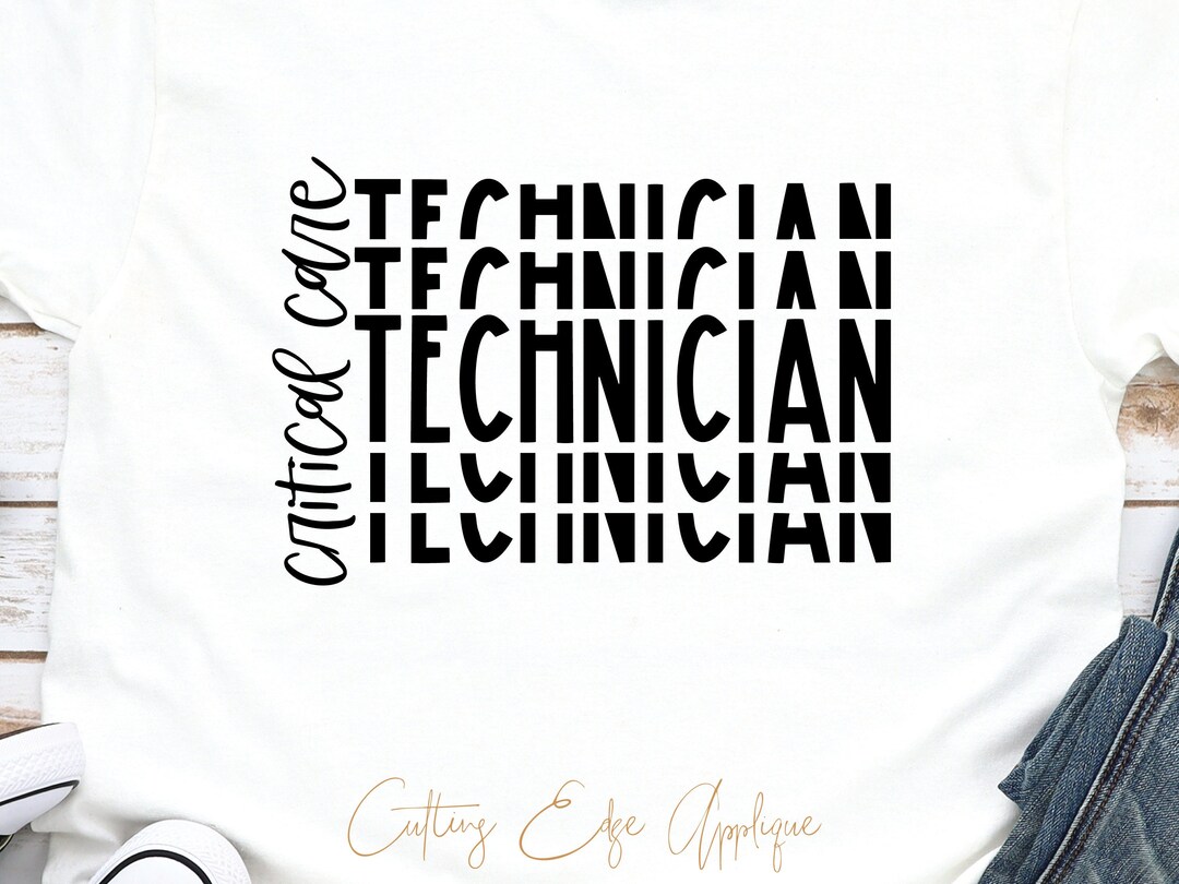 Critical Care Technician Svg Cut File CCU Svg ICU Intensive - Etsy