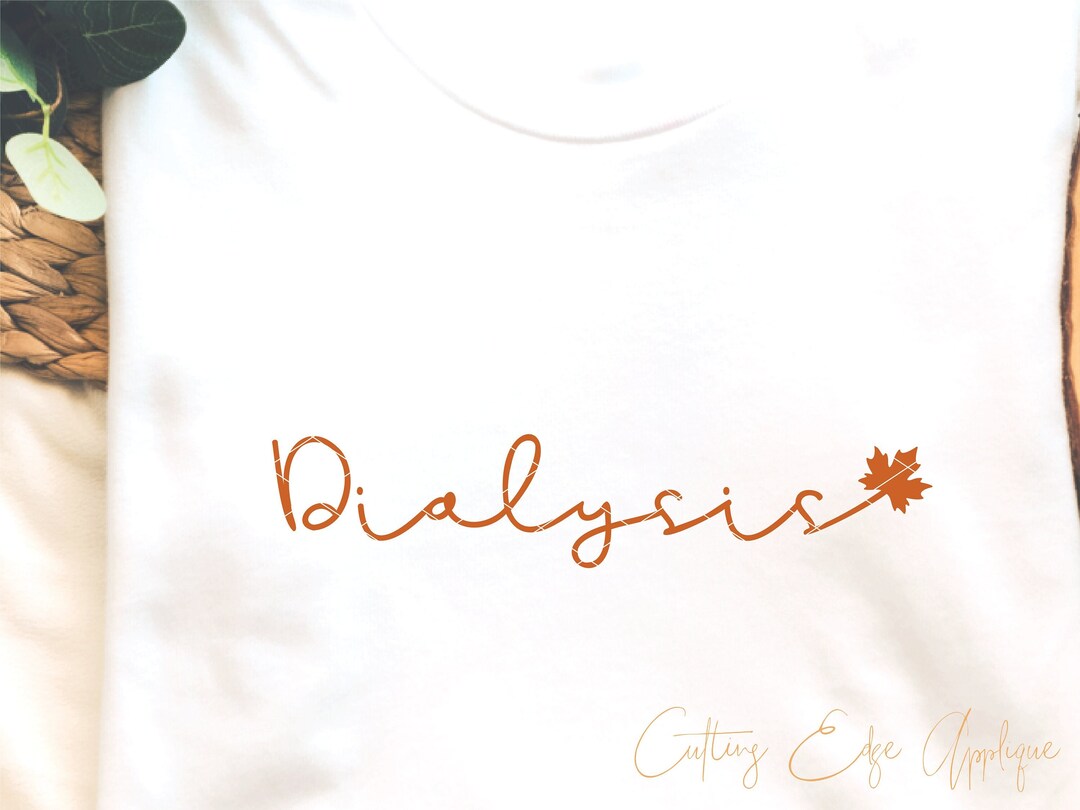 Dialysis Svg Cut File Png Dxf Autumn Fall Maple Leaf Kidney - Etsy
