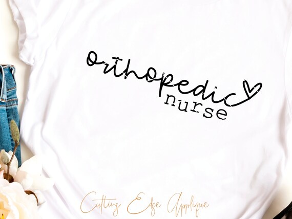 Orthopedic Nurse Svg Cut File RN Ortho Nurse Scrub Life - Etsy