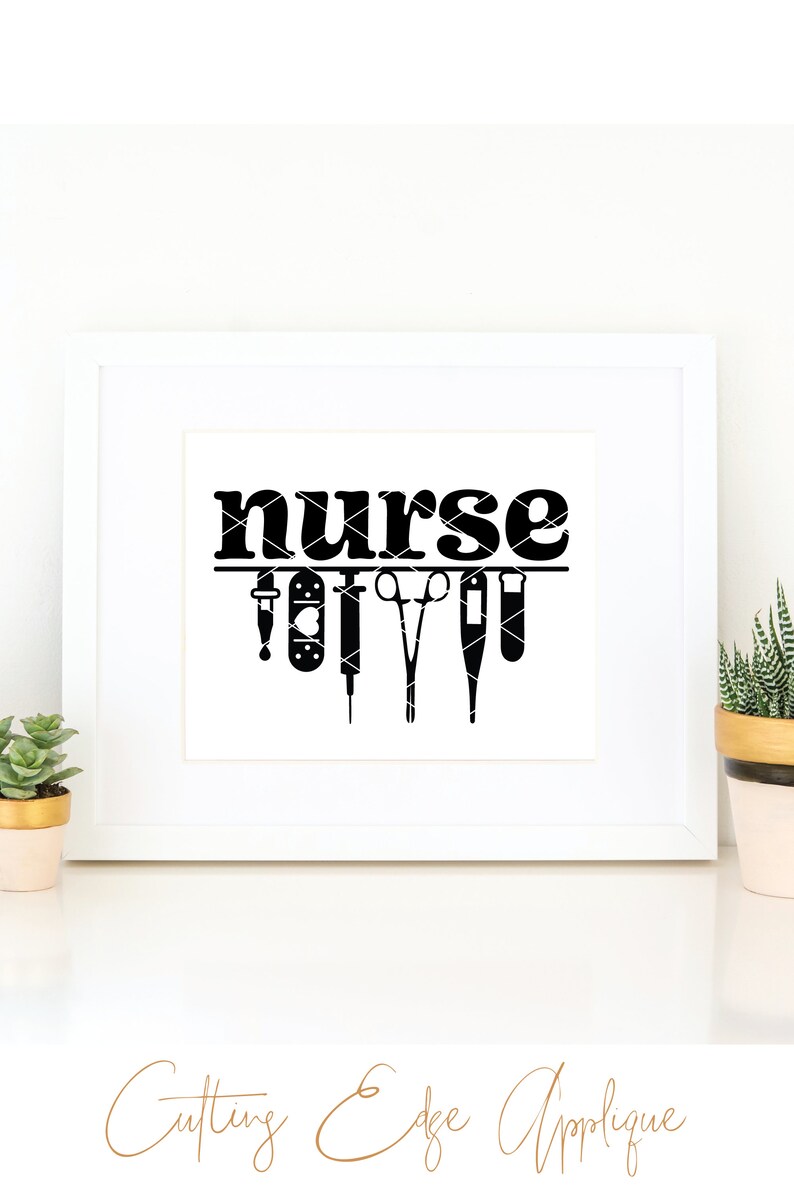 Nurse Svg Cut File Laser File Medical Tools LPN RN NP Nurse | Etsy