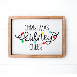 Christmas Kidney Cheer Svg Cut File Dialysis Hemodialysis Peritoneal ...