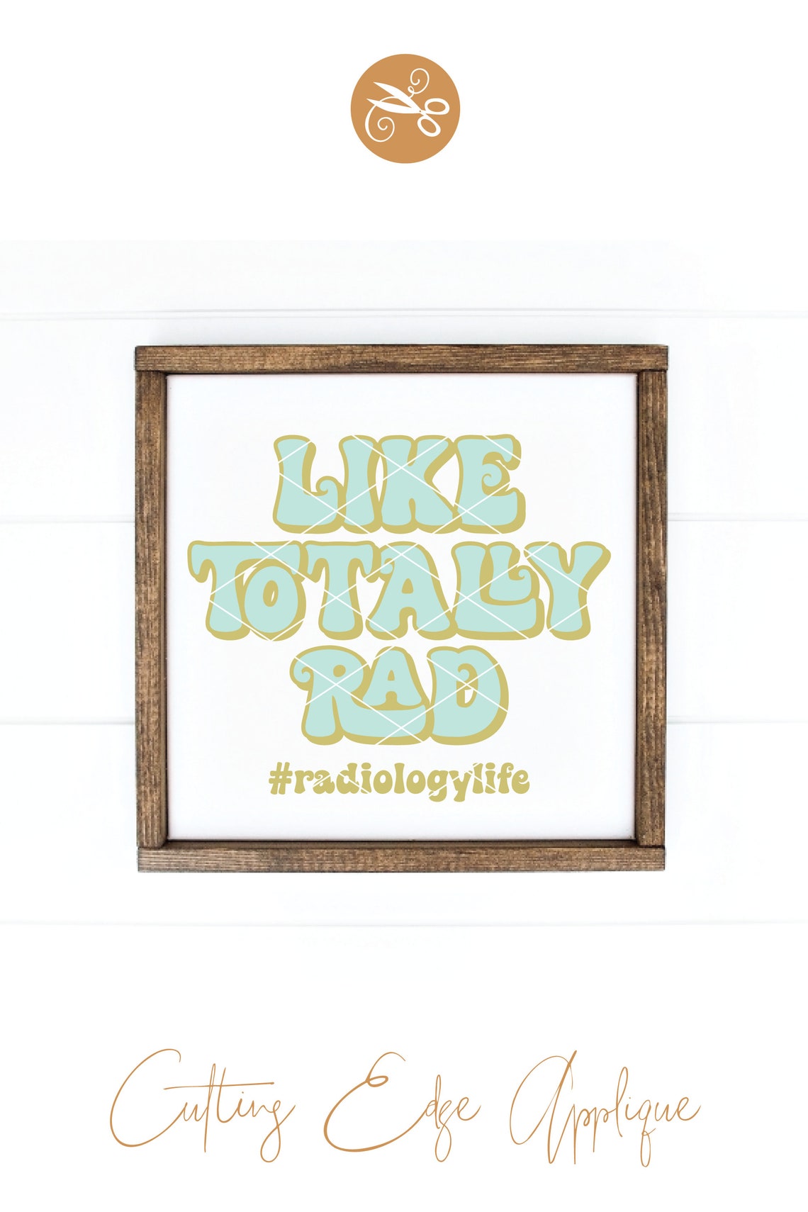 Retro Radiology Life Svg Like Totally Rad Cut File X-ray Tech ...