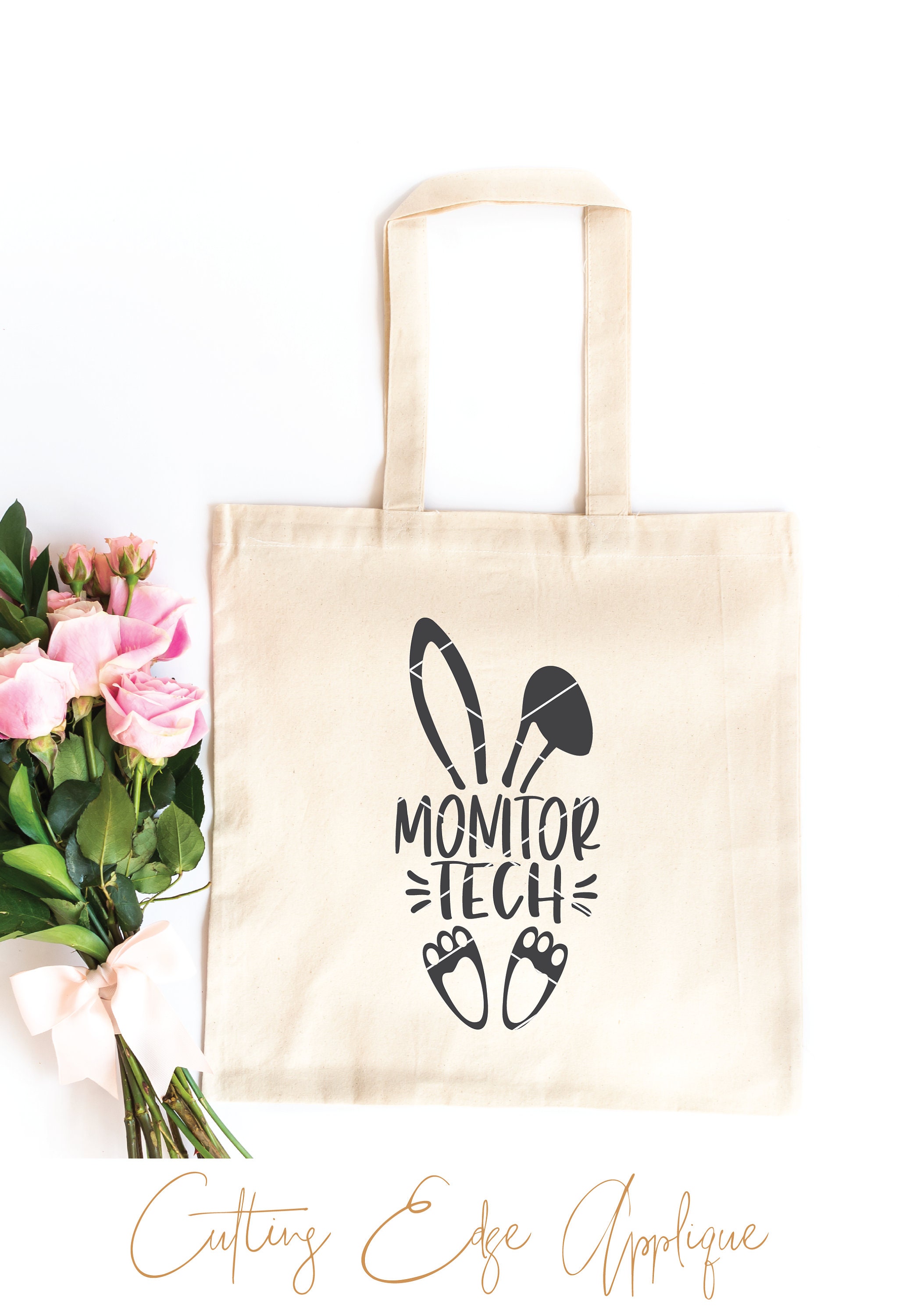 Easter Bunny Monitor Tech Svg Cut File Technician Cardiac Monitor ...