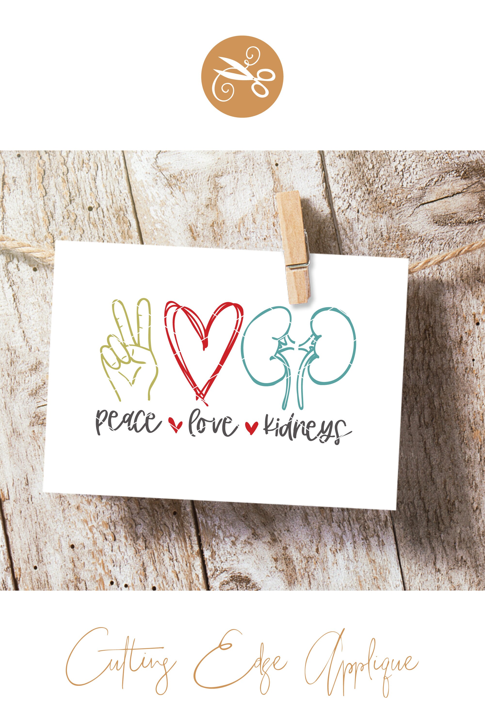 Peace Love Kidneys Svg & Clip Art Dialysis Nephrology Nurse - Etsy