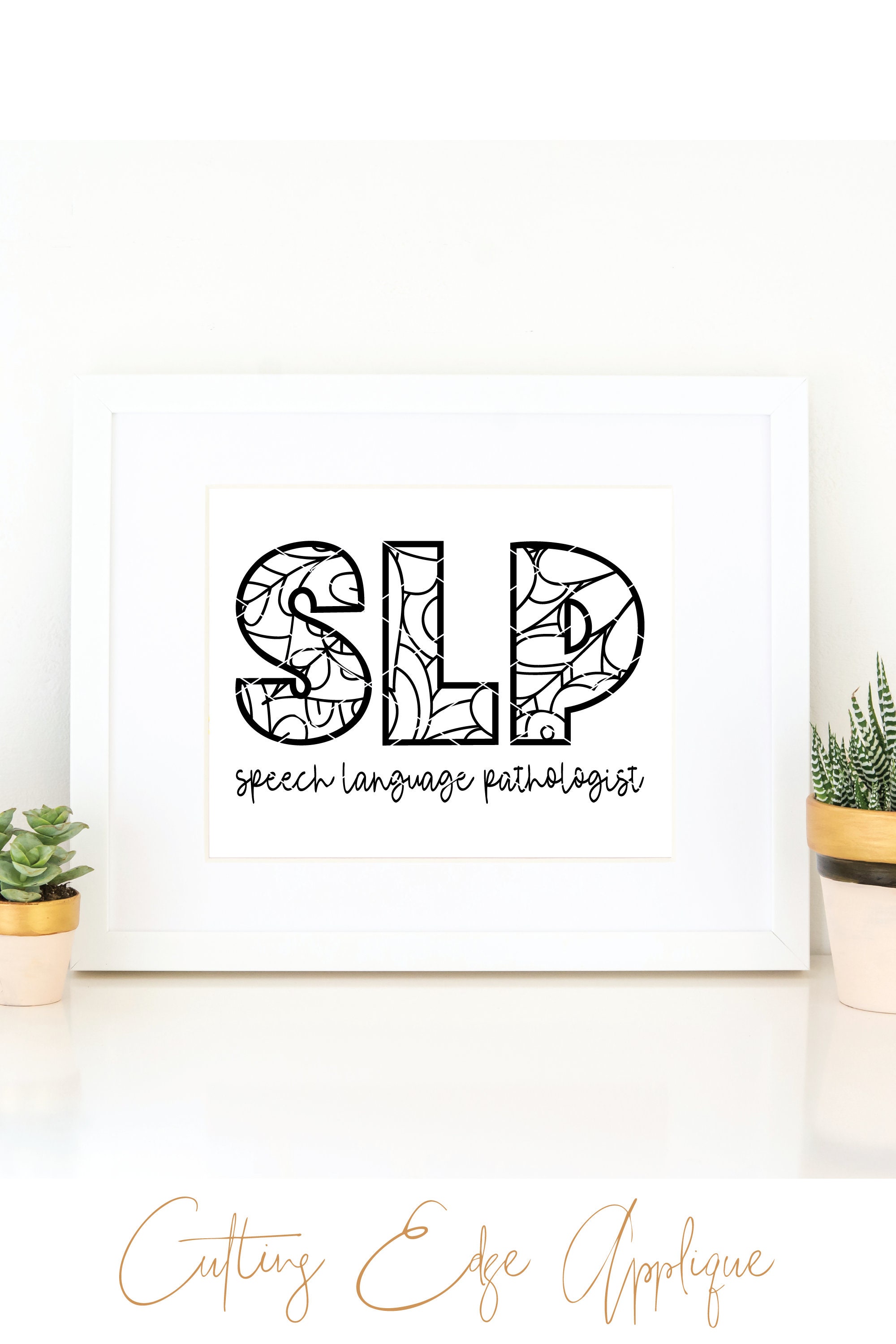 SLP Speech Language Pathologist Svg & Clip Art Mandala Speech - Etsy