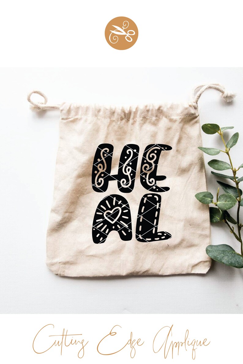 Heal svg & clip art healing vibes medical paramedic | Etsy