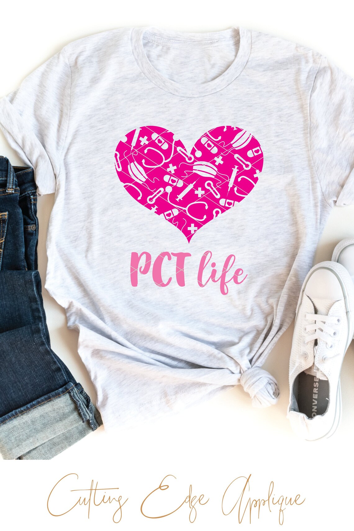 PCT Svg & Clip Art PCT Life Svg Patient Care Technician Scrub - Etsy