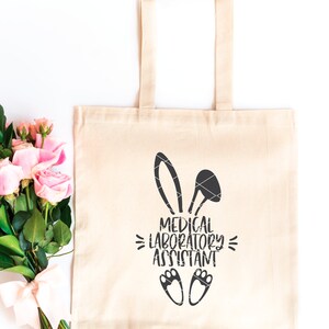 Easter Bunny Medical Lab Assistant Svg & Clip Art Laboratory Assistant ...