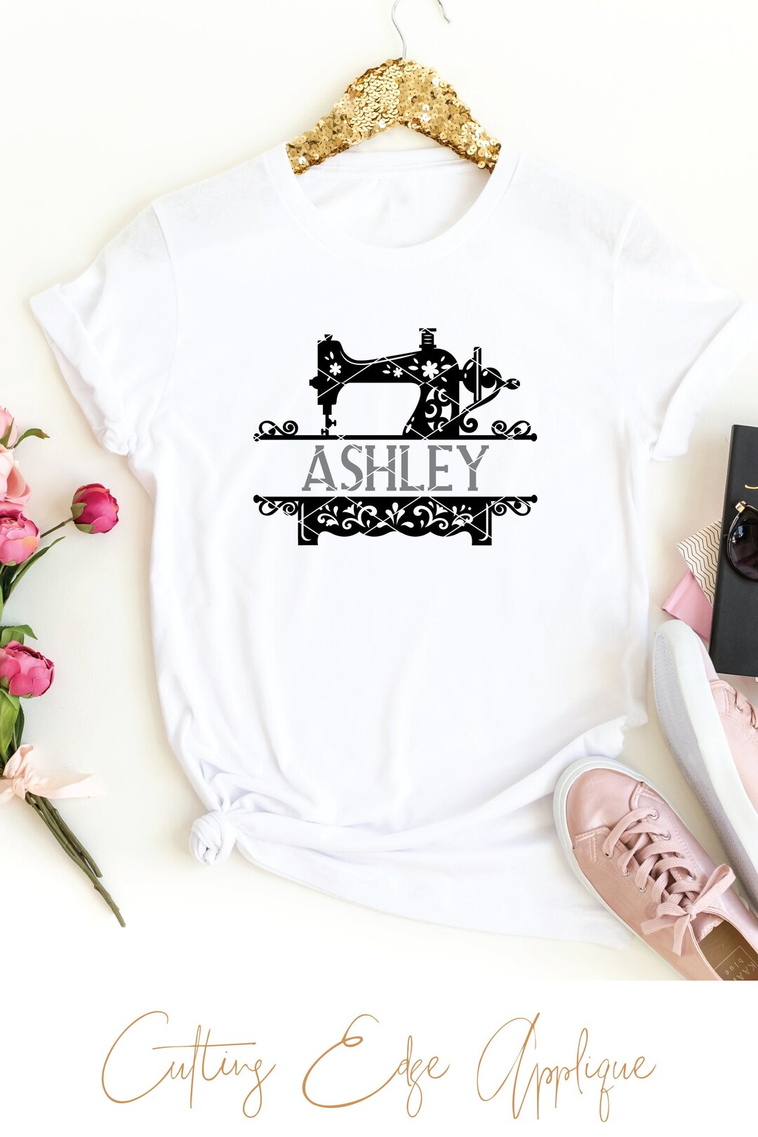 Quilting Name Split Frame Svg Cut File Laser File Sewing Machine ...