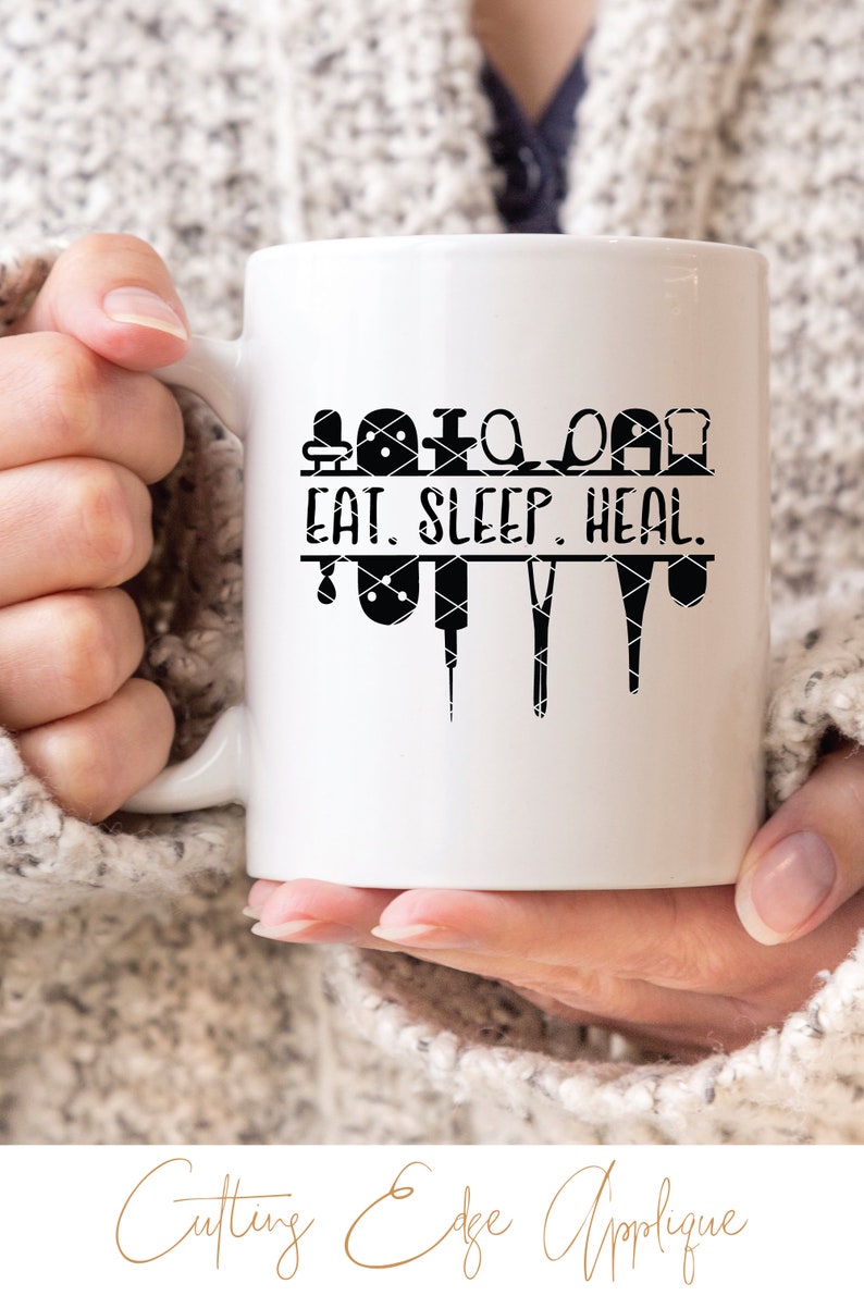 Medical Svg Eat Sleep Heal Svg Paramedic Svg Phlebotomist Svg | Etsy