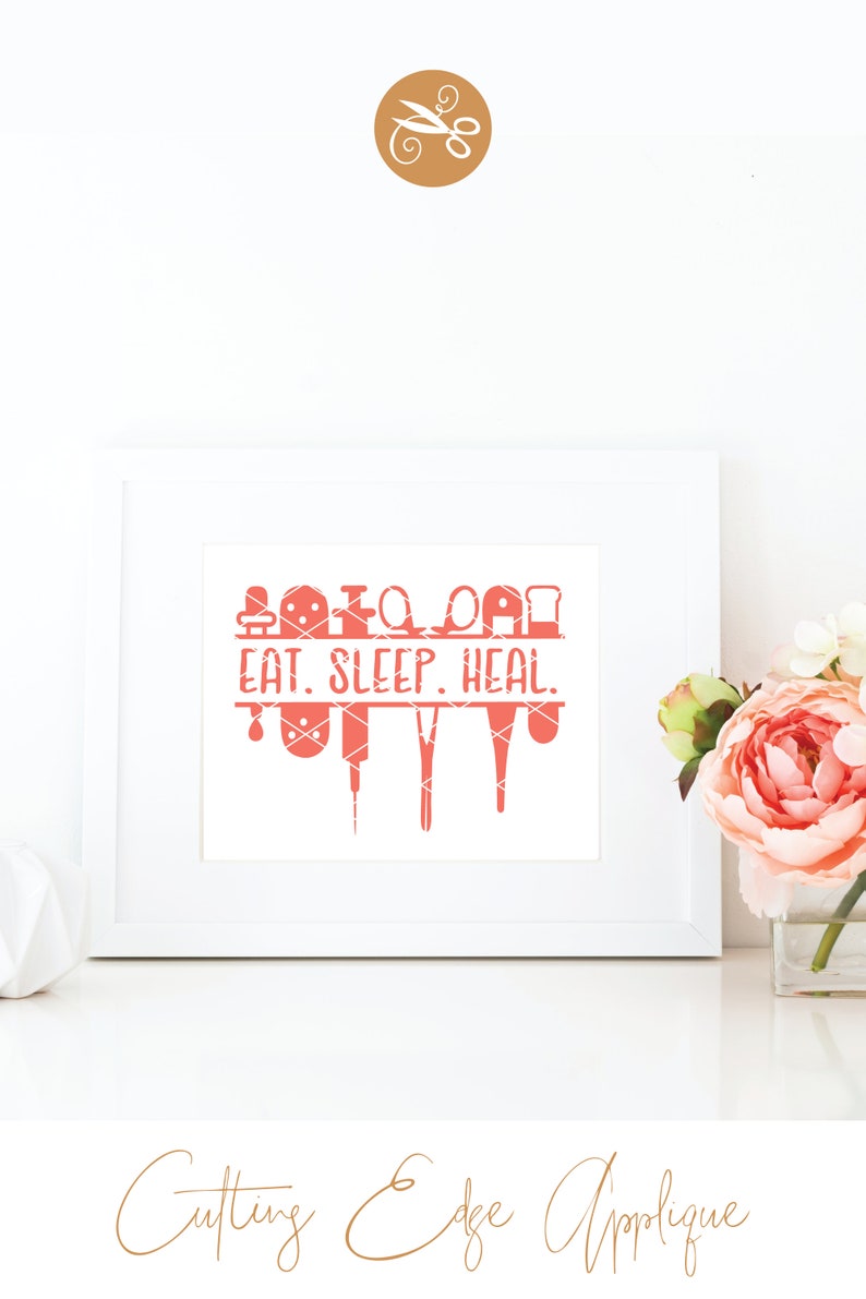 Medical Svg Eat Sleep Heal Svg Paramedic Svg Phlebotomist Svg | Etsy