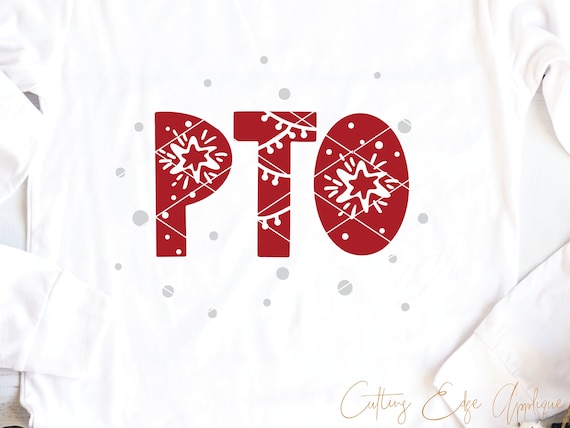 Christmas PTO Svg Cut File Png Dxf Parent Teacher Organization - Etsy