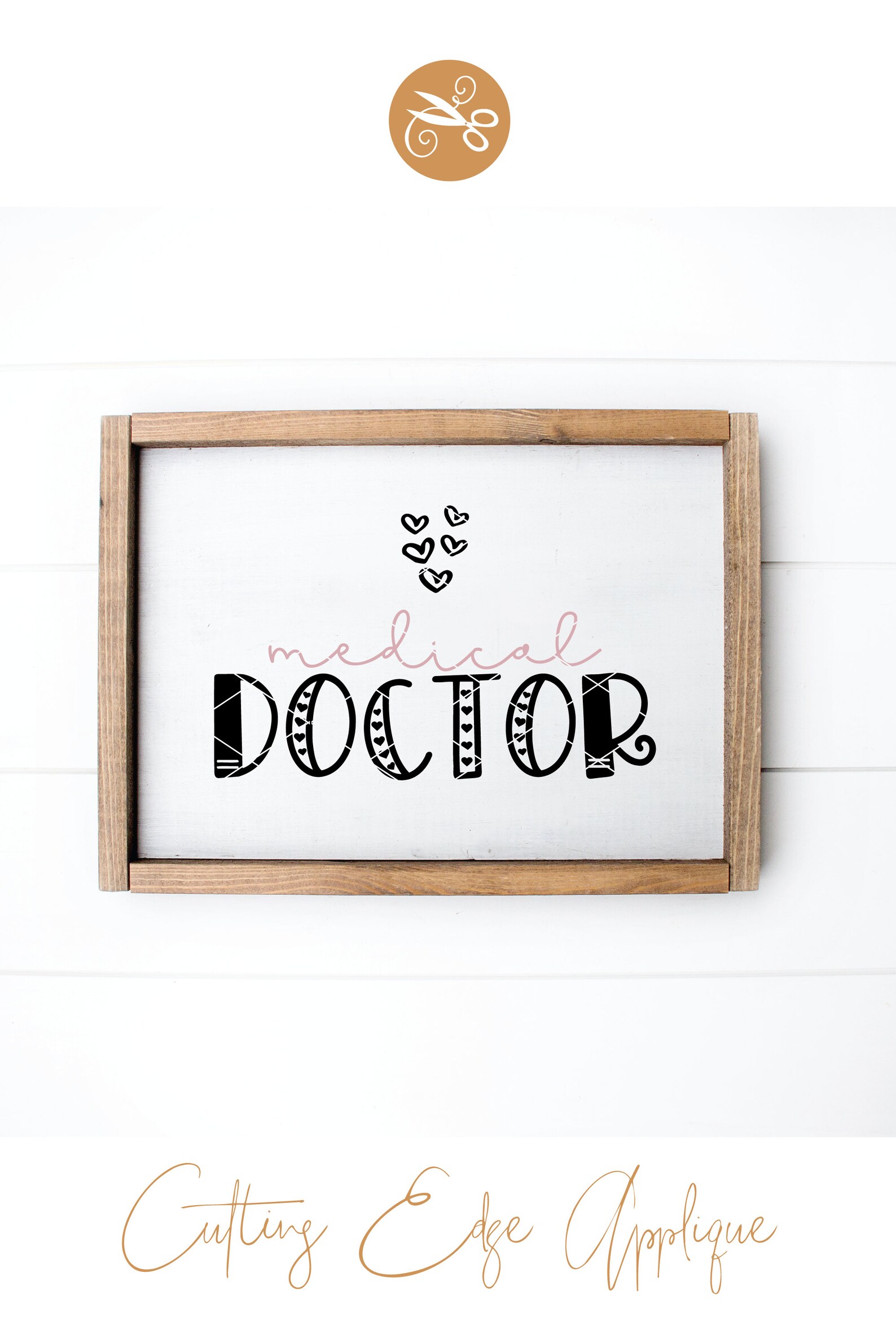 MD Doctor Svg & Clip Art Physician Medical Student Svg Scrub - Etsy
