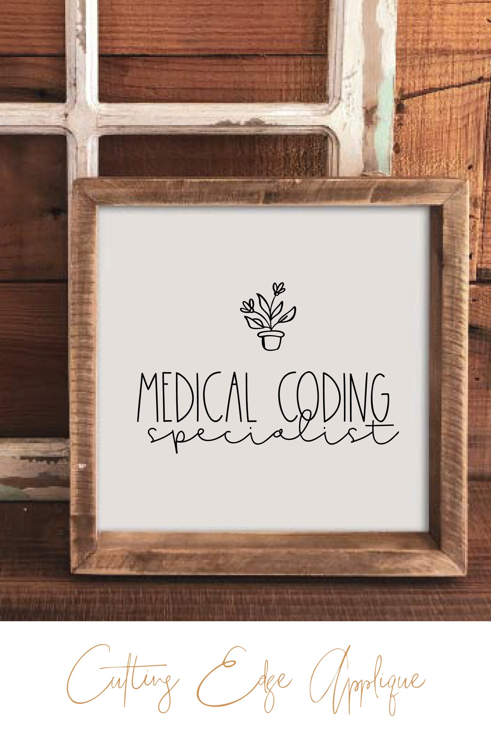 Medical Coding Specialist Svg Cut File Laser File Floral - Etsy