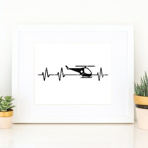 Medical Helicopter Heartbeat Svg Cut File Laser File Trauma Air ...