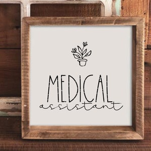Medical Assistant Svg & Clip Art Svg Floral Flowers Med Aide Scrub Life ...