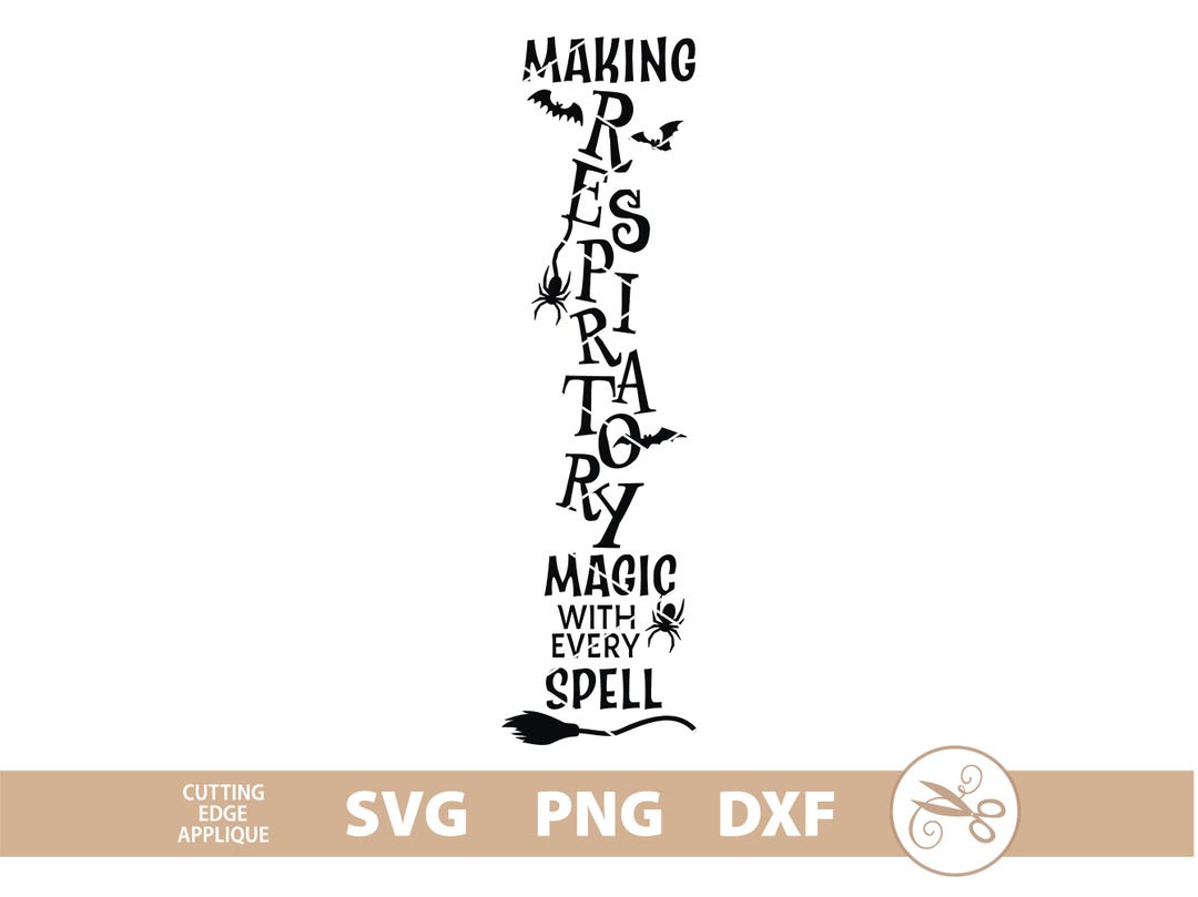 Halloween Respiratory Svg, Respiratory Therapist Svg, Respiratory ...