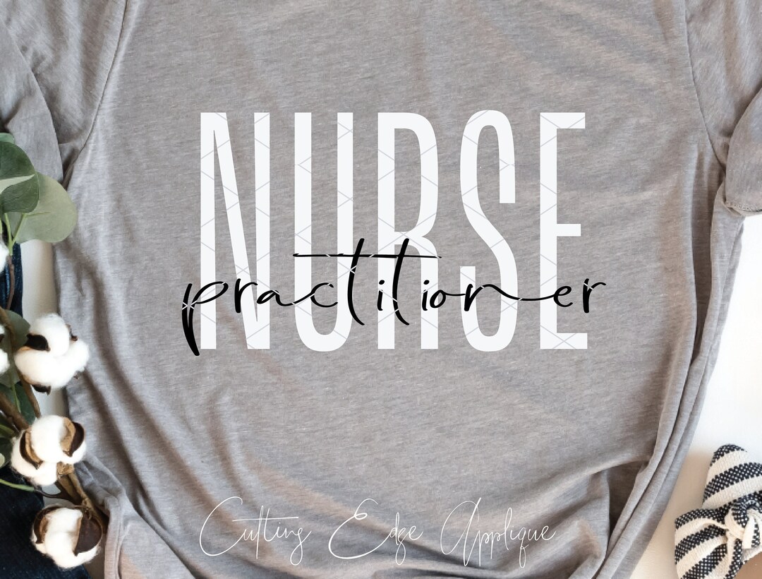 Nurse Practitioner Svg Cut File NP Modern Dxf Png Cricut Download Clip ...