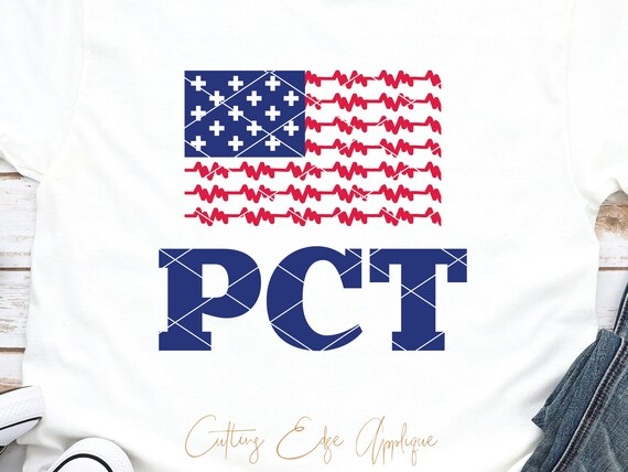 PCT USA Flag Svg Cut File Png Dxf Patient Care Technician July - Etsy