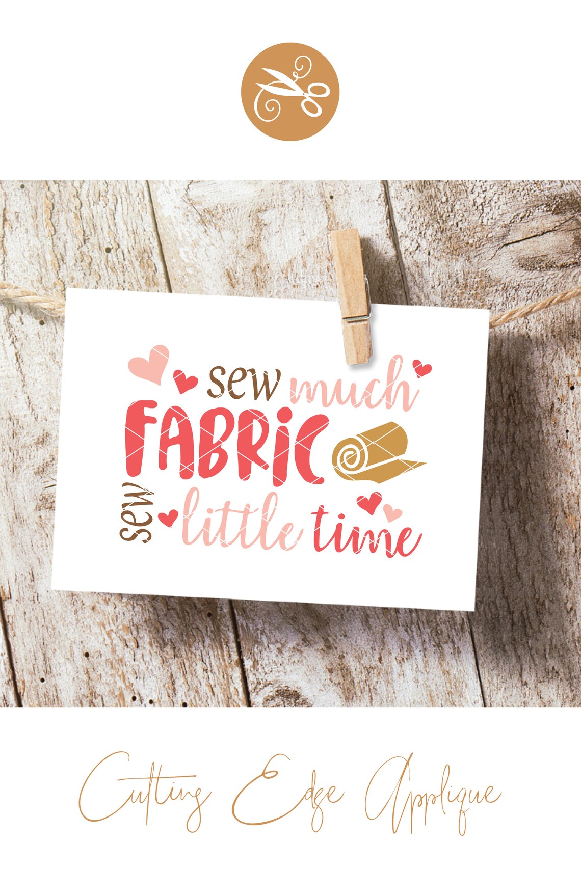Sew Much Fabric Sew Little Time Svg & Clip Art Quilting Svg Sewing ...
