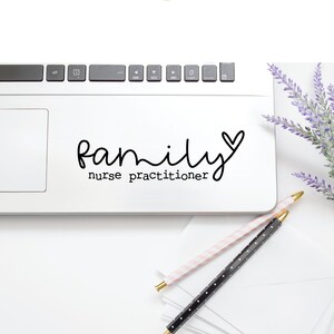 Family Nurse Practitioner Svg Cut File FNP Hand Lettered Dxf Png ...