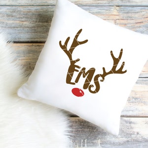 Reindeer EMS Svg Cut File Png Dxf Christmas Xmas Holiday Emergency ...