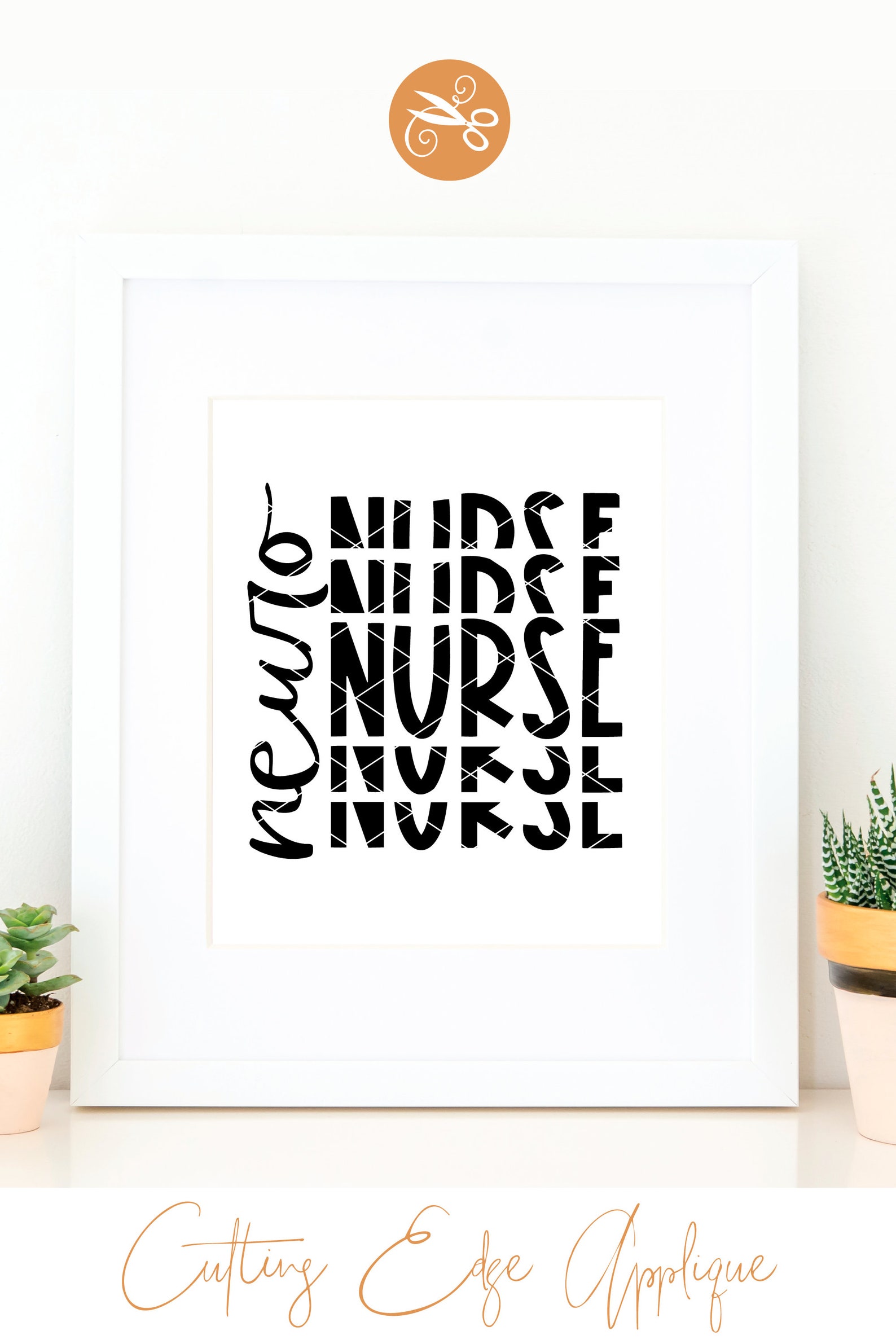 Neuro Nurse Svg Cut File Neurology RN Neuroscience Nursing | Etsy