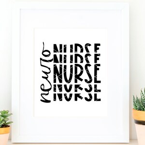 Neuro Nurse Svg Cut File Neurology RN Brain Neuroscience Nurse Life ...