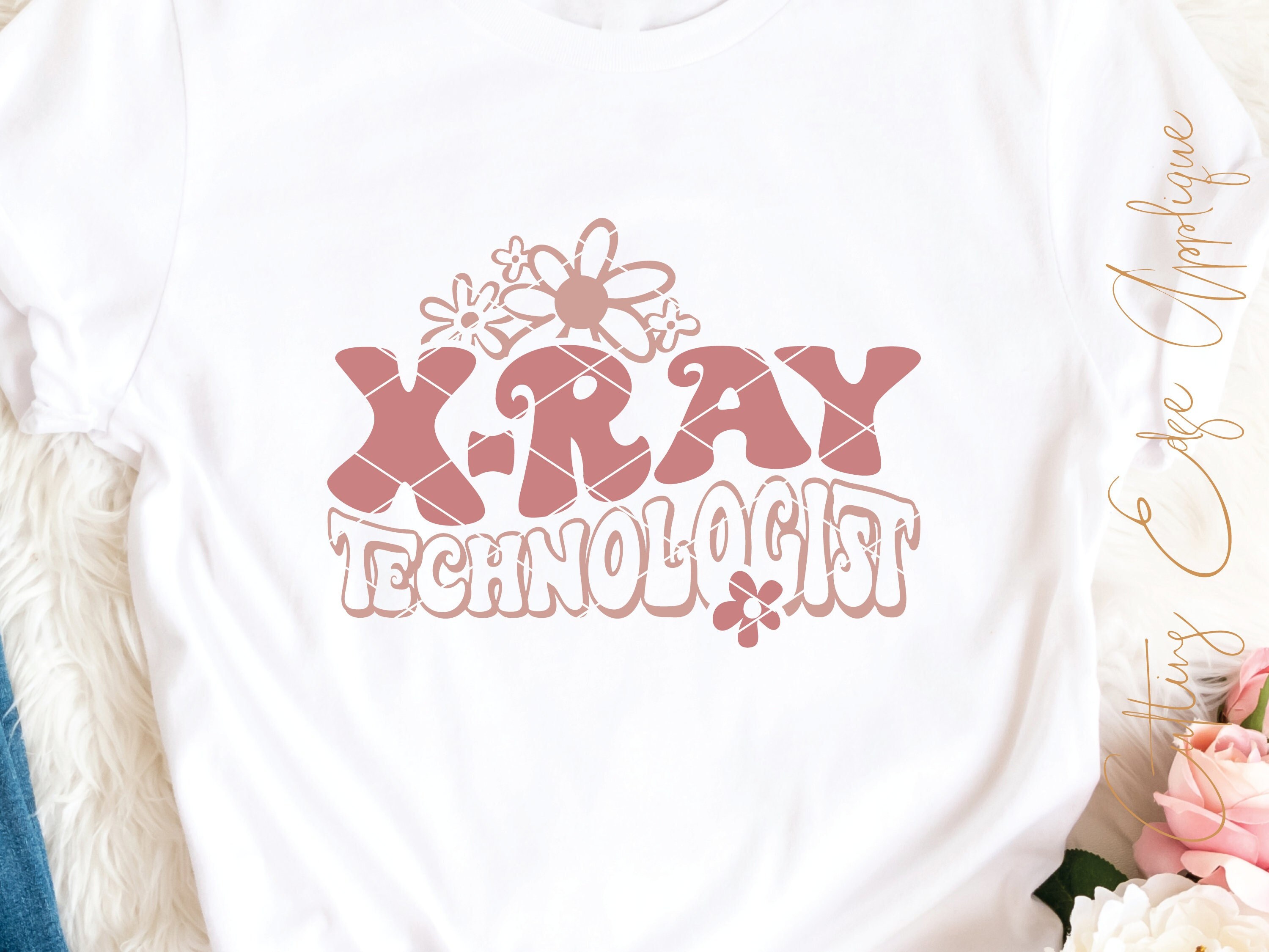 Retro X-ray Technologist Svg Cut File Xray Radiology Floral - Etsy
