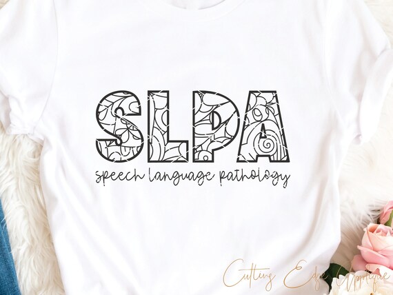 Speech Language Pathology Assistant Svg Cut File Png Dxf SLPA - Etsy