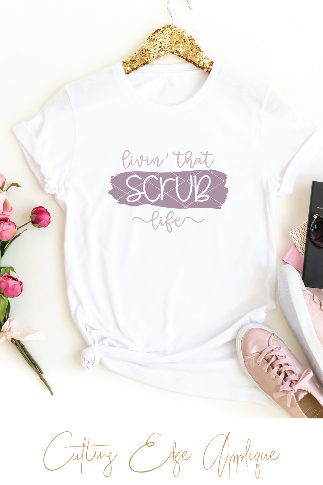 Scrub Life Svg & Clip Art Livin That Scrub Life Nurse Ekg Tech ...