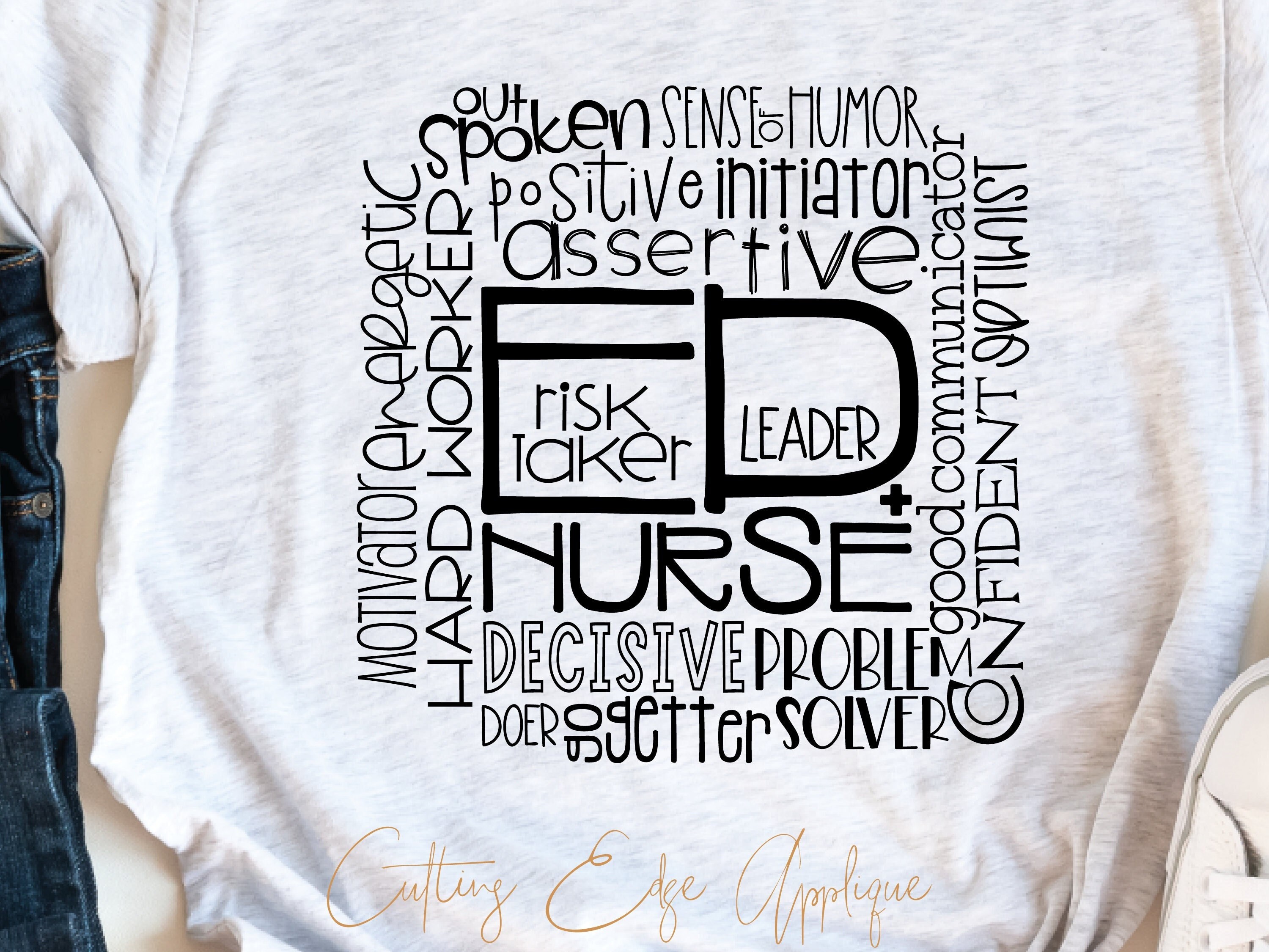 Emergency Department Nurse Svg Cut File ED Nurse Encouragement - Etsy