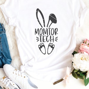 Easter Bunny Monitor Tech Svg Cut File Technician Cardiac Monitor ...