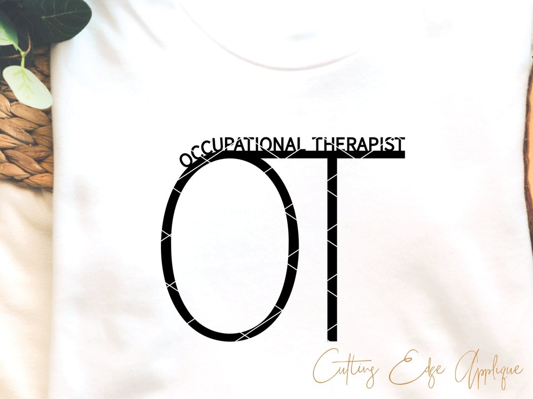 Occupational Therapist Svg Cut File OT Therapy Initial Dxf Png Cricut ...