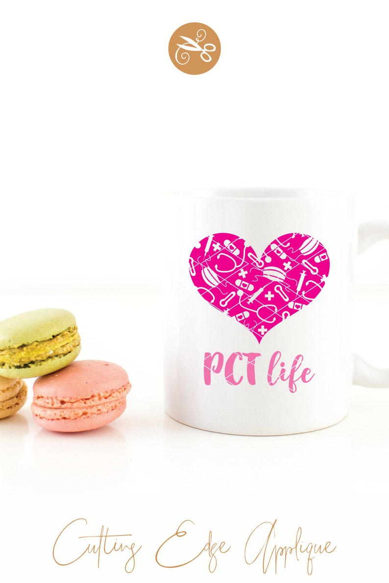 PCT Svg & Clip Art PCT Life Svg Patient Care Technician Scrub - Etsy ...