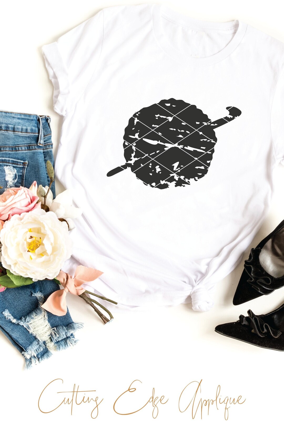 Crochet svg, Distressed Crochet svg, grunge crochet hilo svg crochet ...