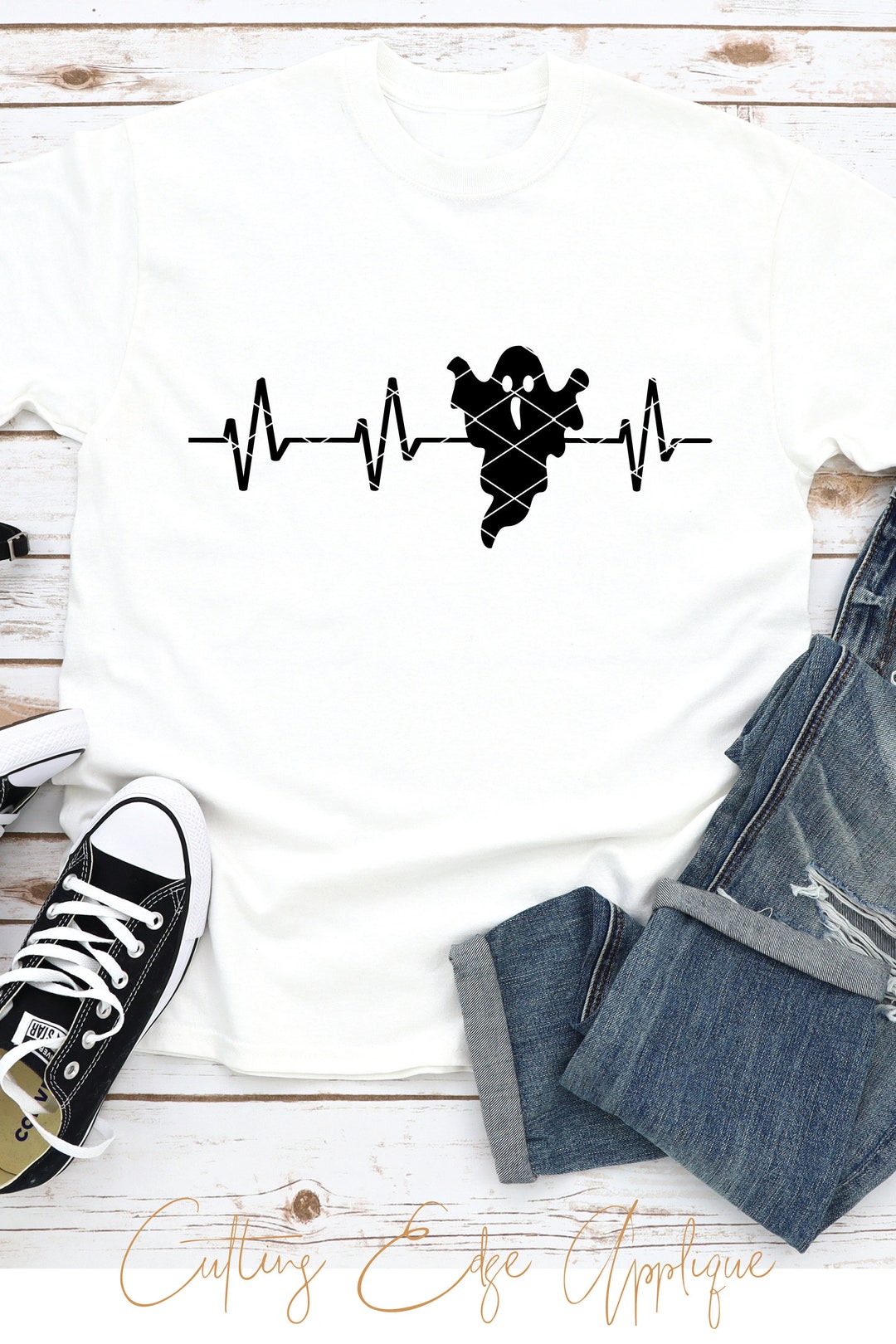 Ghost Svg, Ghost Heartbeat Svg, Boo Svg Spooky Svg Hocus Pocus Svg ...