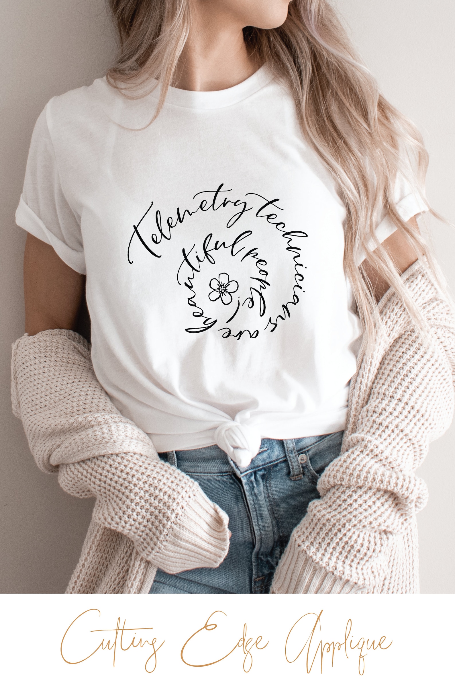 Telemetry Technician Svg Cut File Tech Cardiac Monitor Cardiology ...