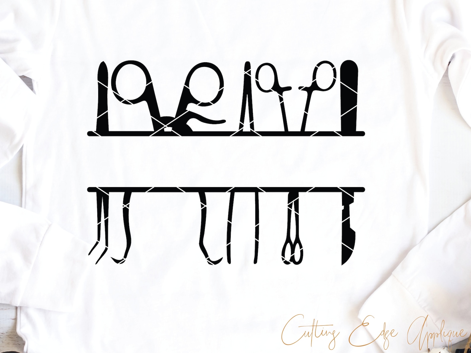 Surgical Instruments Name Svg Cut File Split Frame Monogram - Etsy