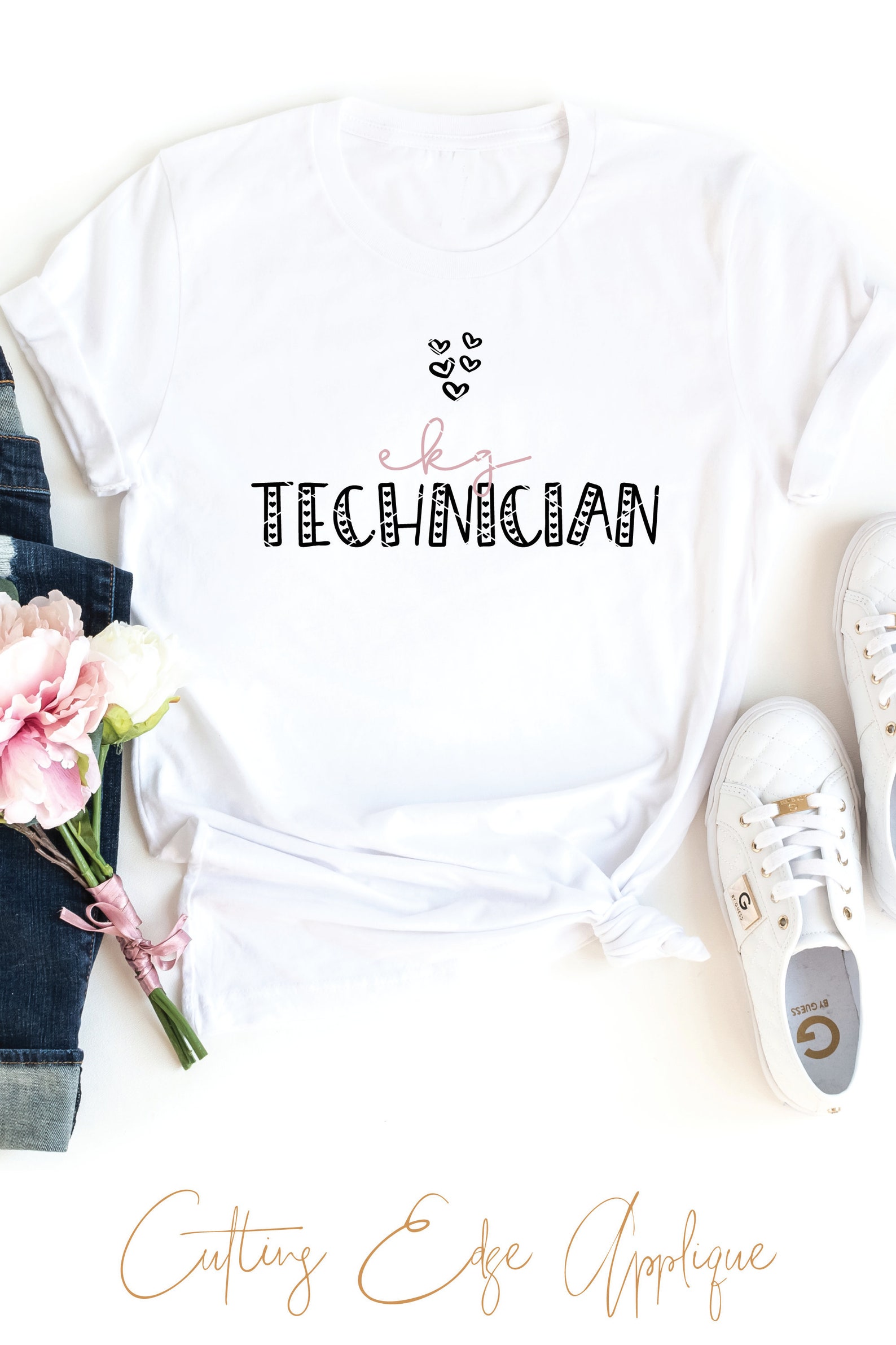 EKG Tech Svg & Clip Art Telemetry Tech EKG Technician CET | Etsy