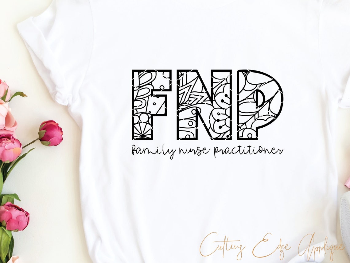 Family Nurse Practitioner Mandala Svg FNP Cut File Dxf Png - Etsy