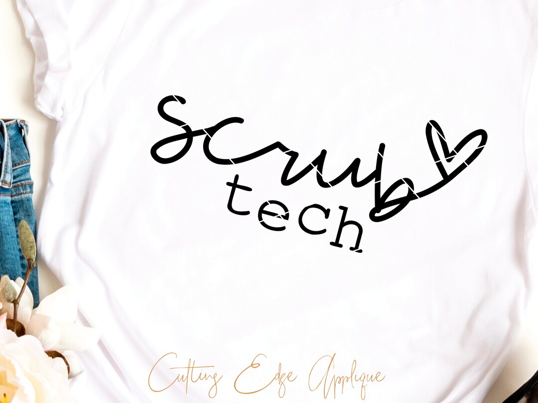 Scrub Tech Svg Cut File Scrub Technician Surgery OR Hand - Etsy