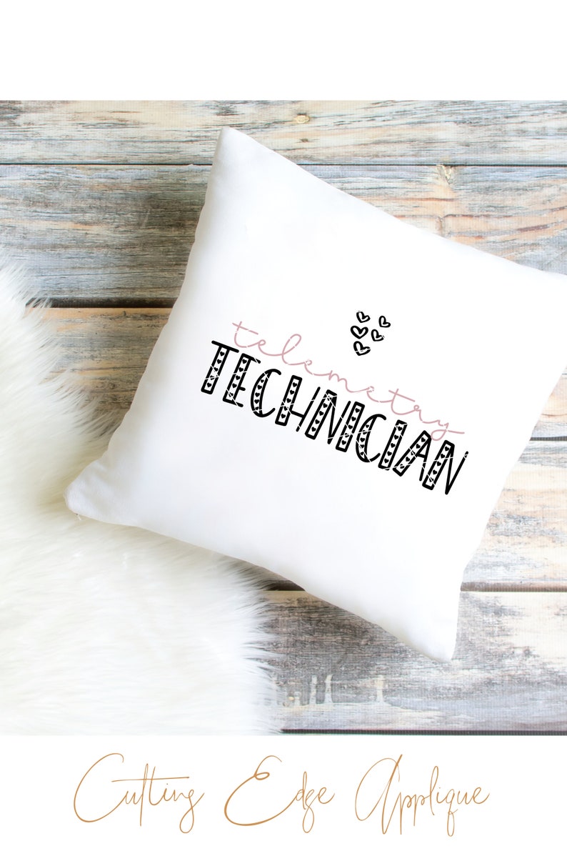 Telemetry Tech Svg & Clip Art Technician Cardiac Monitor Cardiology ...