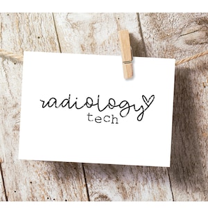 Radiology Tech Svg & Clip Art RT Radiologic Technologist X-ray Tech ...