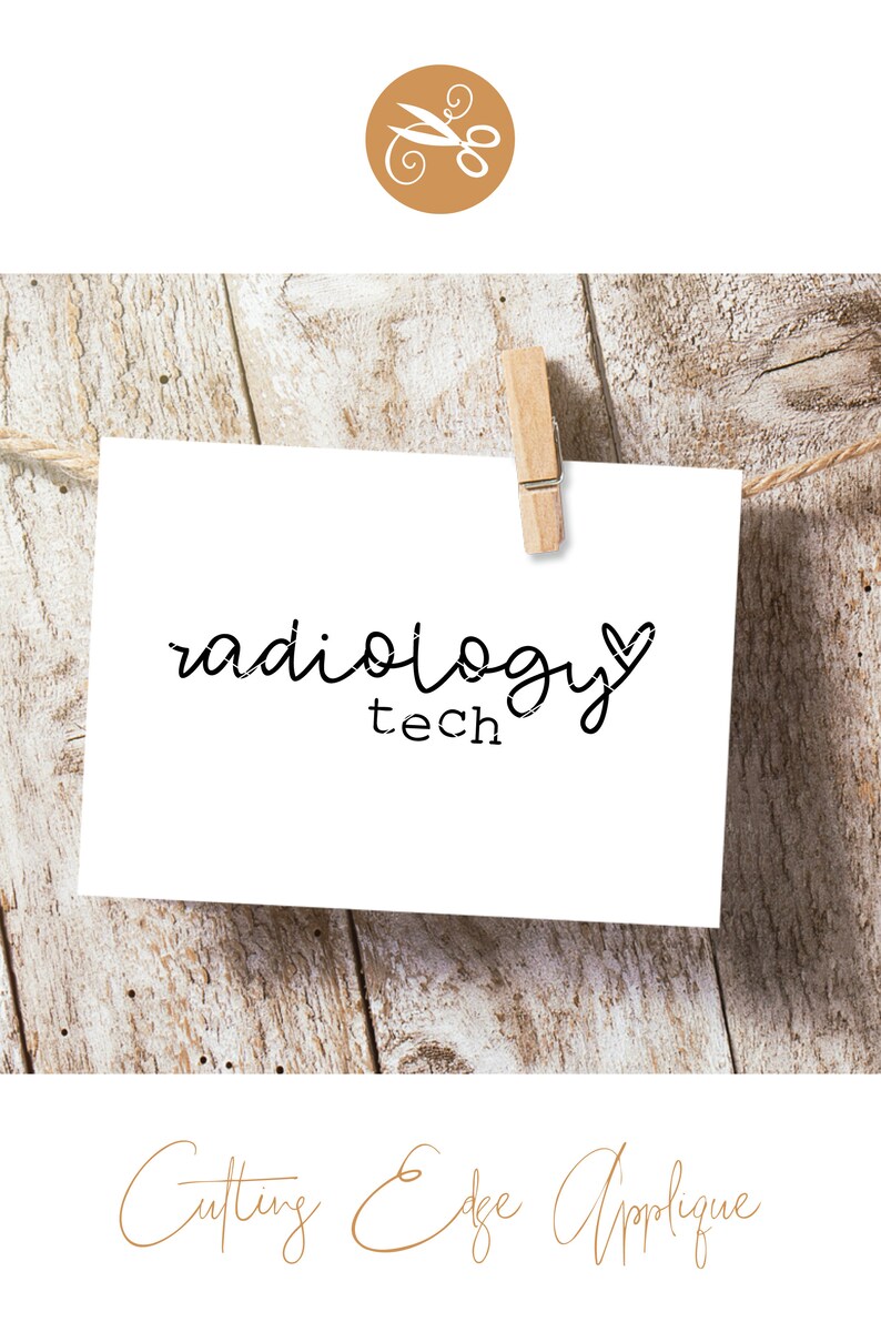 Radiology Tech Svg & Clip Art RT Radiologic Technologist X-ray - Etsy