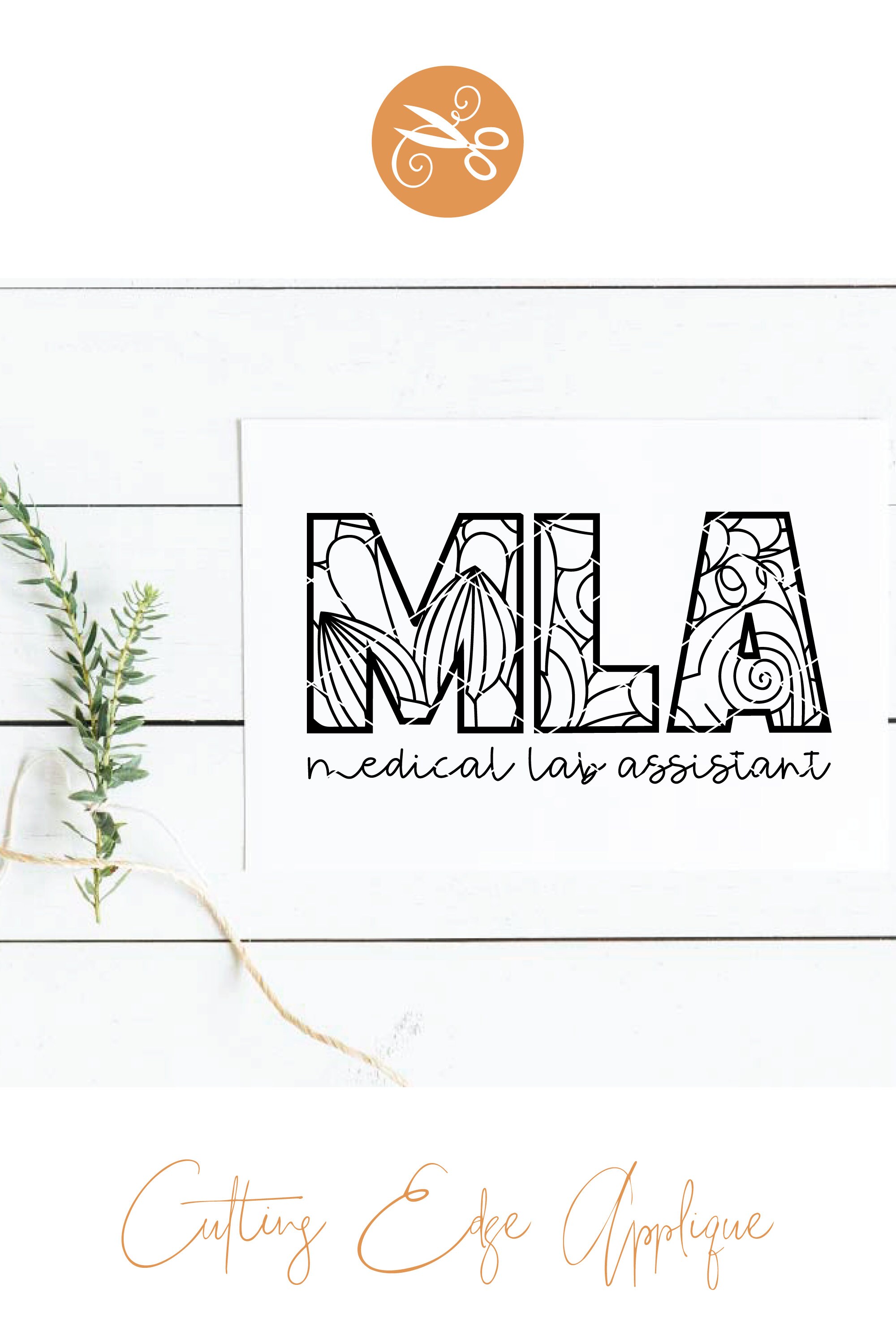 Medical Laboratory Assistant Svg & Clip Art Mandala Lab Dxf Png Cut ...